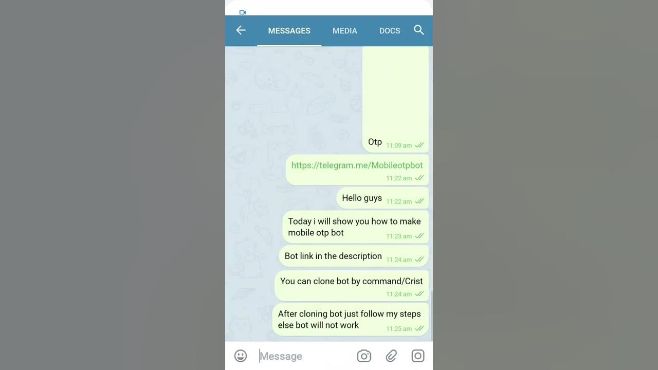 How to make OTP TO MOBILE bot Telegram BOT Coding tutorial Bots business - YouTube