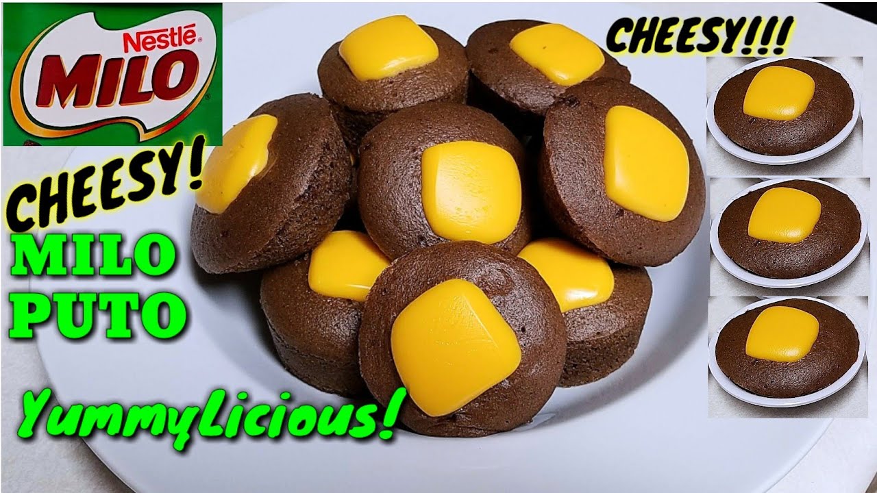 The Best MILO PUTO RECIPE | How To Make CHEESY MILO PUTO at Home (EASY ...
