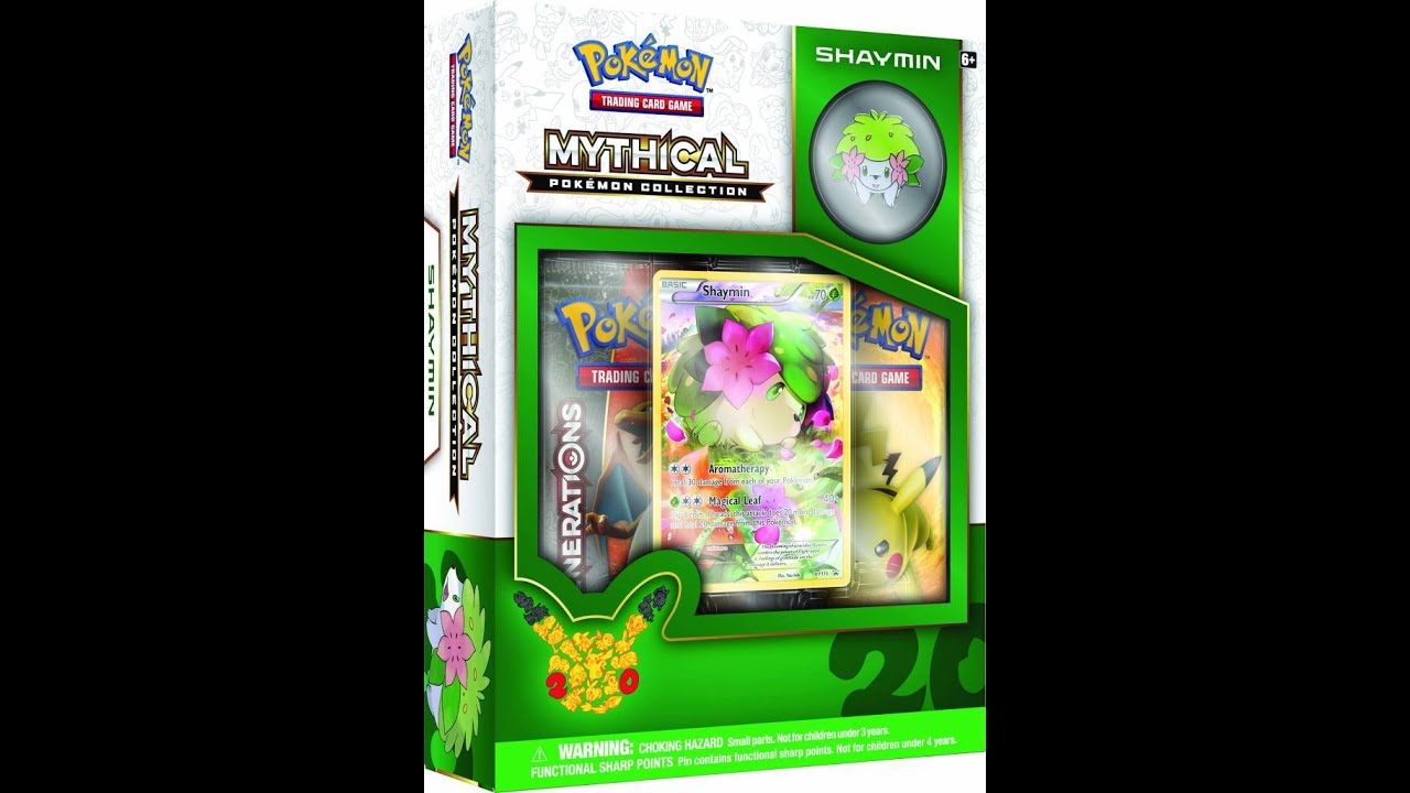 Pokemon Mythical Collection: Shaymin Box Opening - YouTube