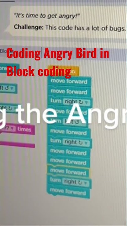 Coding Angry Bird in #codingforkids class - YouTube