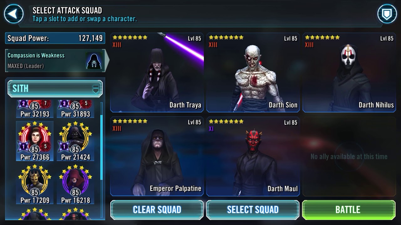 Traya Sith Counter GG with BB8 (Win) - YouTube