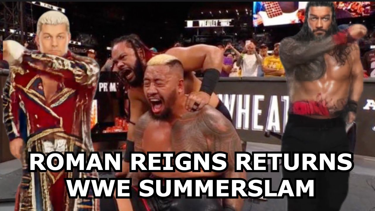 Roman Reigns & Cody Rhodes dance to DEADPOOL AND WOLVERINE BYE BYE BYE ...