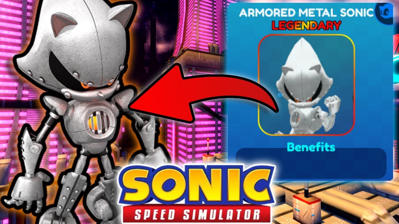 Unlocking ARMORED METAL SONIC in Sonic Speed Simulator! (New Update ...