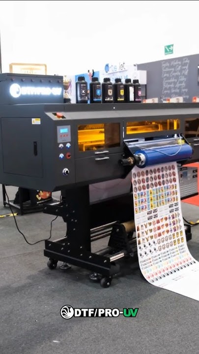 DTF/PRO-UV: Plotter con laminadora incluida de 60 cm - Octopus Technologies - YouTube