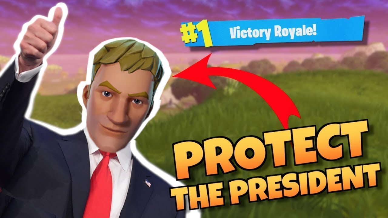 Protect the president challenge fortnite - YouTube