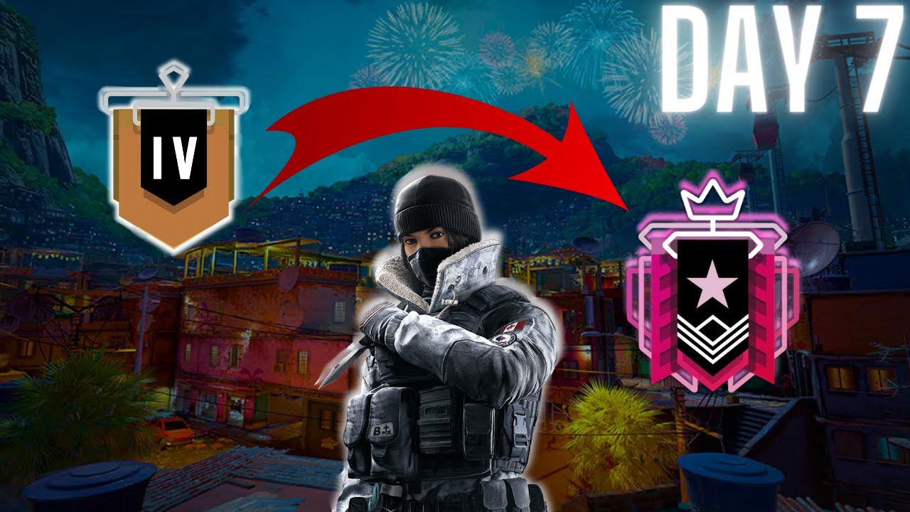 DAY 7 OF PLAYING RANKED IN RAINBOW SIX SIEGE EVERY DAY UNTIL I HIT ...