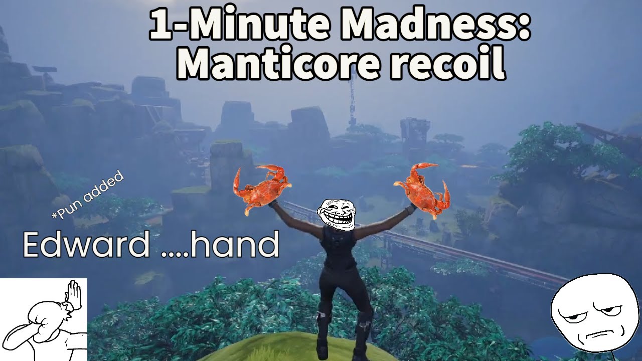 1-Minute Madness #6: Manticore recoil // The Cycle: Frontier # ...