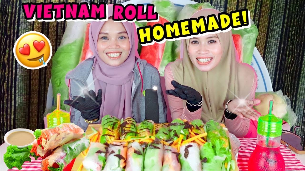 VIETNAM SPRING ROLL MUKBANG MALAYSIA‼️ - YouTube