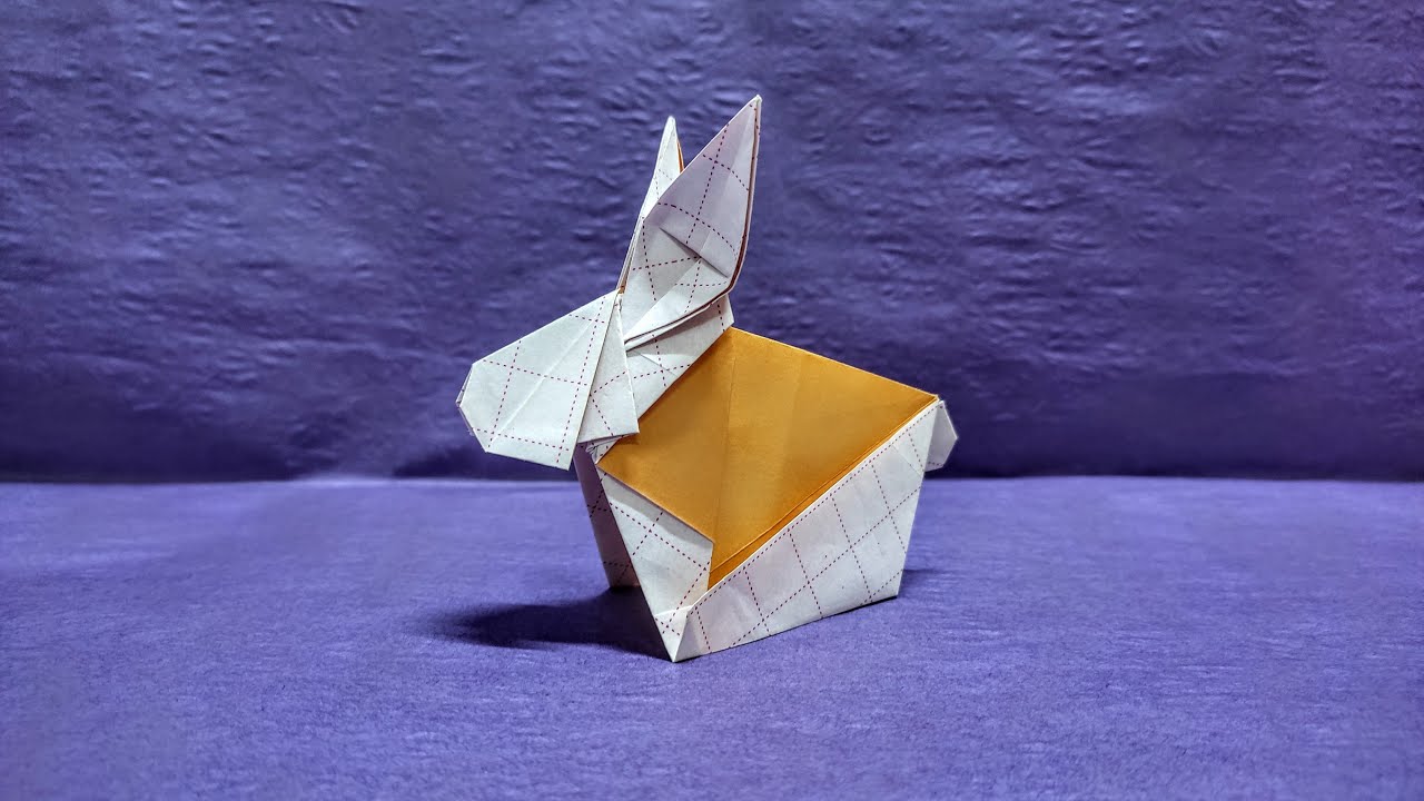 Origami Rabbit | How To Fold A Paper Origami Rabbit | Origami Tutorial ...