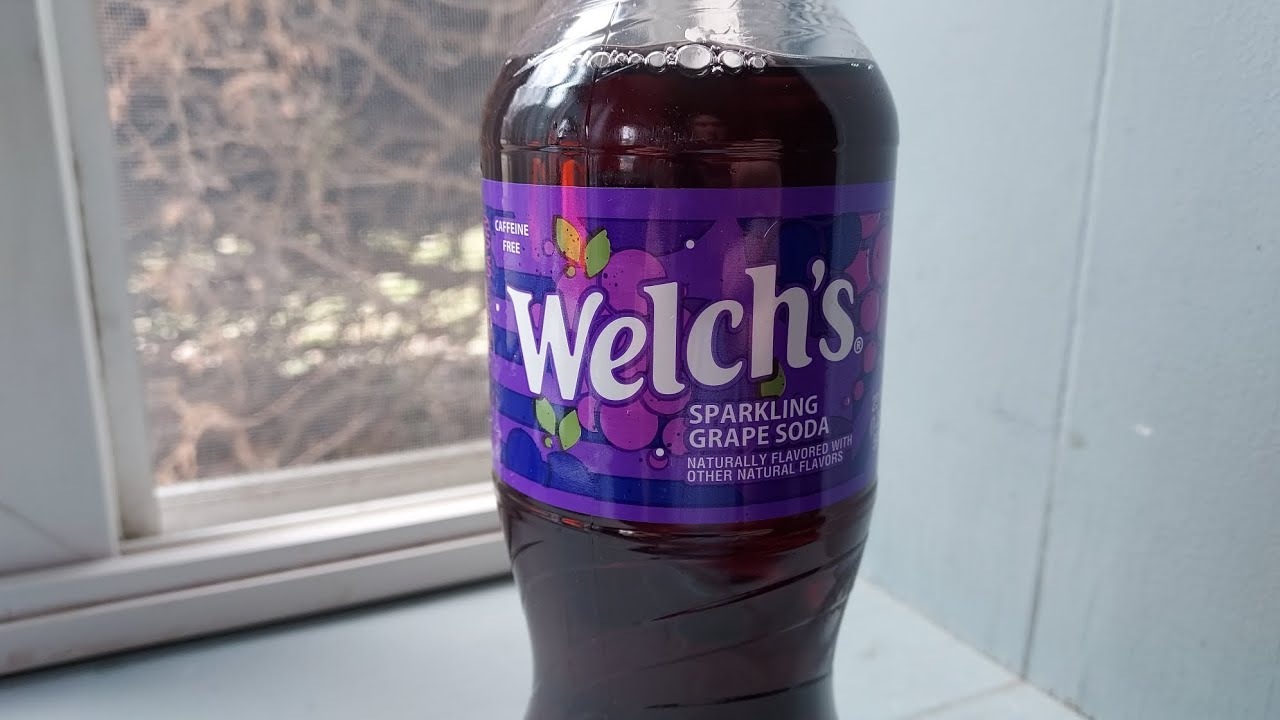 Welch's Sparkling Grape Soda Sip N Review - YouTube