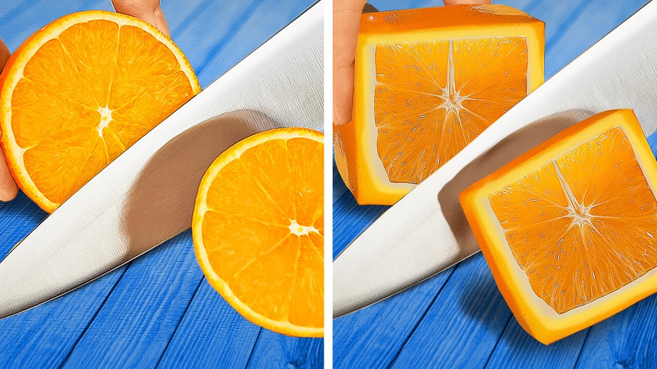 Fast And Easy Ways To Cut Fruits and Peel Veggies - YouTube