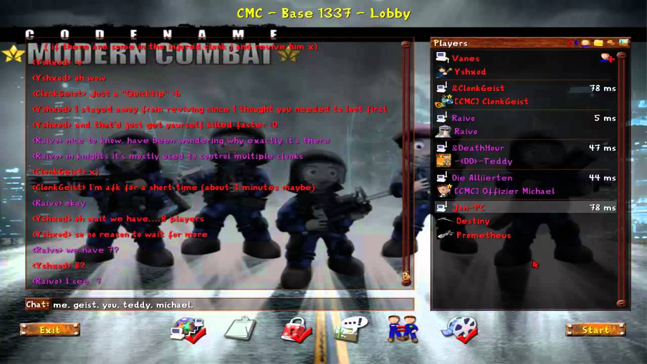 Clonk Rage - Codename Modern Combat - 4v3 on Island Strike - YouTube