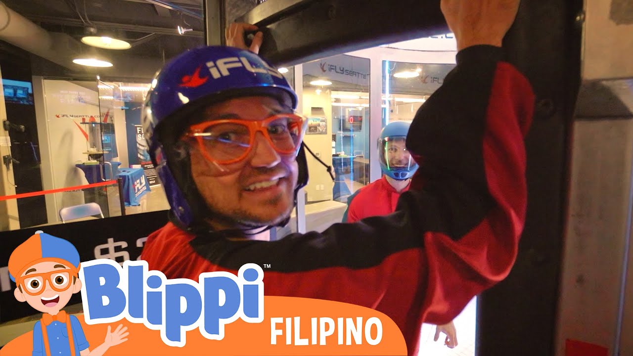 Susubok Si Blippi Ng Skydiving | Blippi Filipino - Palabas sa Mga Bata ...