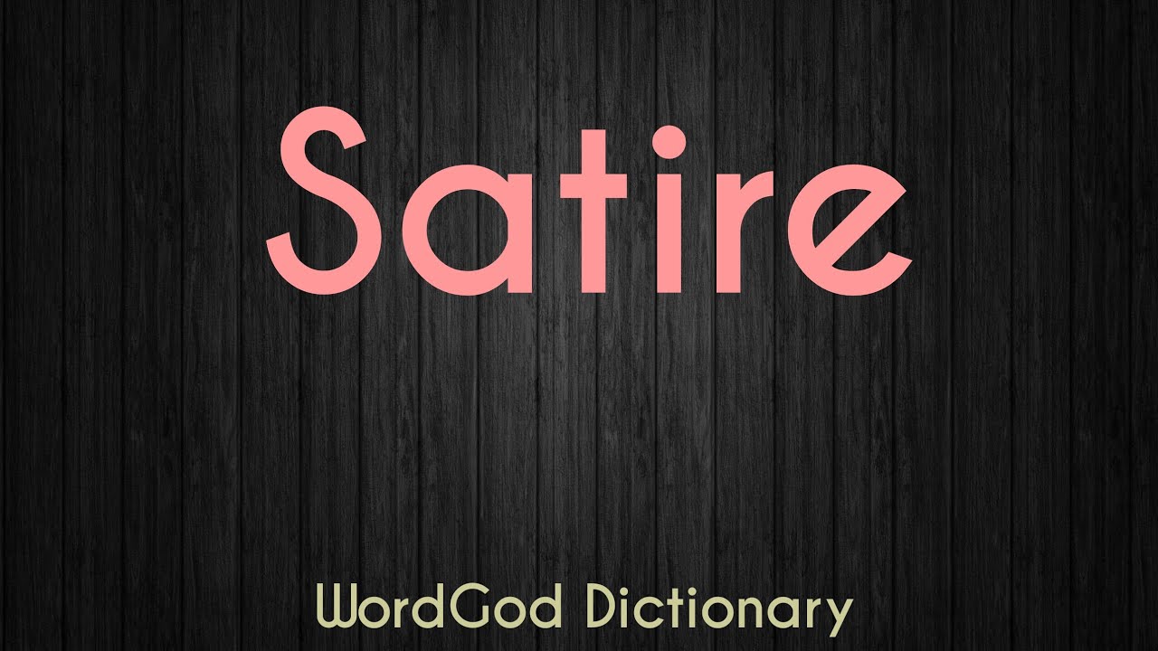 Satire Meaning YouTube satire-meaning-youtube