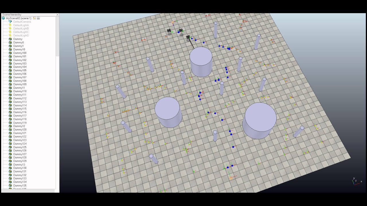 Simple path finding for small boids swarm - YouTube