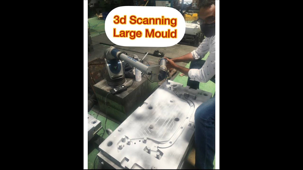3 LASER SCANNING OF LARGE MOULD - YouTube