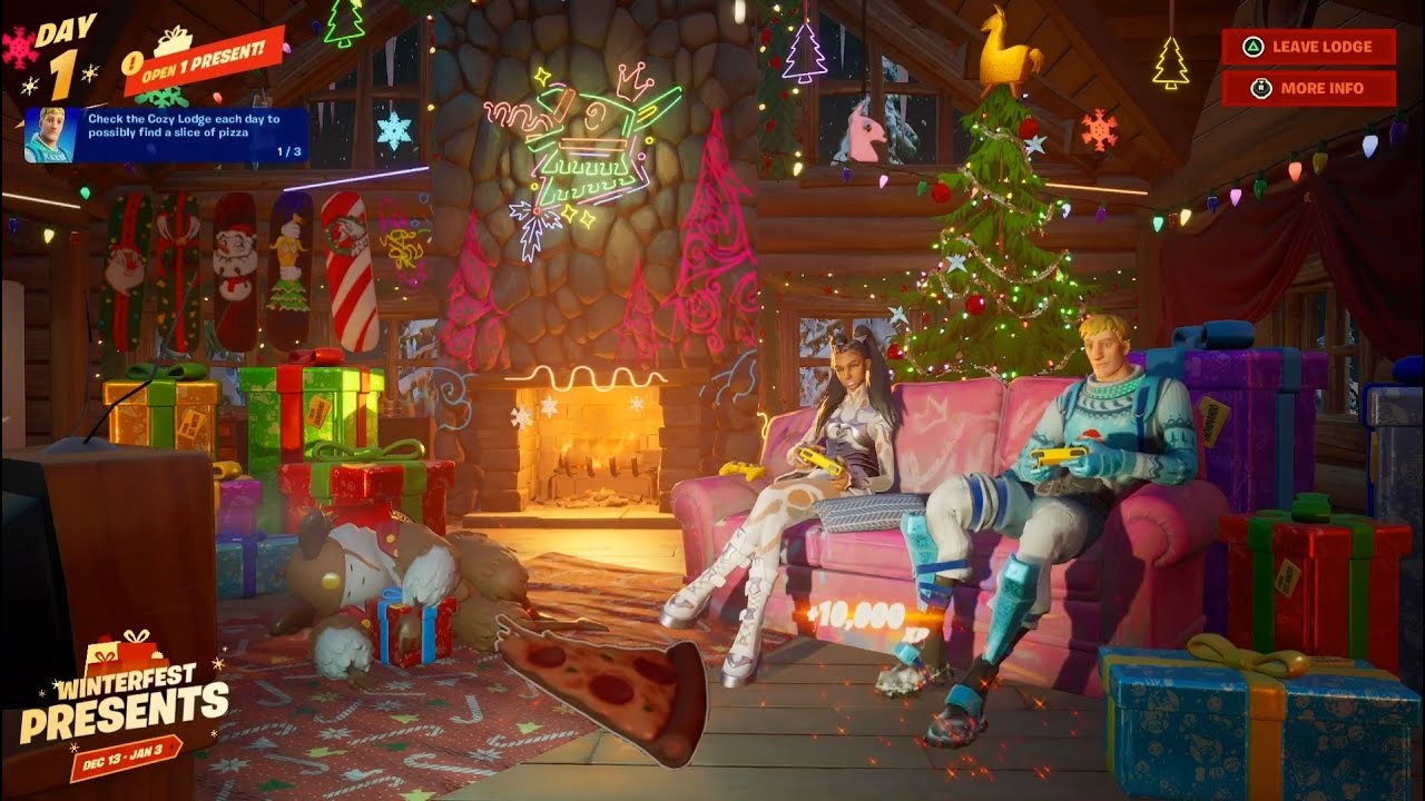 Fortnite - Check The Cozy Lodge Each Day To Possibly Find A Slice Of ...