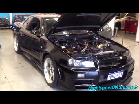 Amazing Turbo Sound - Nissan GT-R Skyline R34!