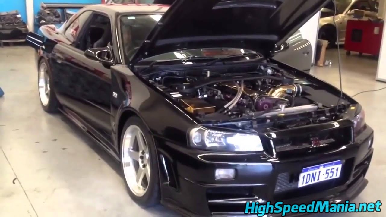 Amazing Turbo Sound - Nissan GT-R Skyline R34! - YouTube