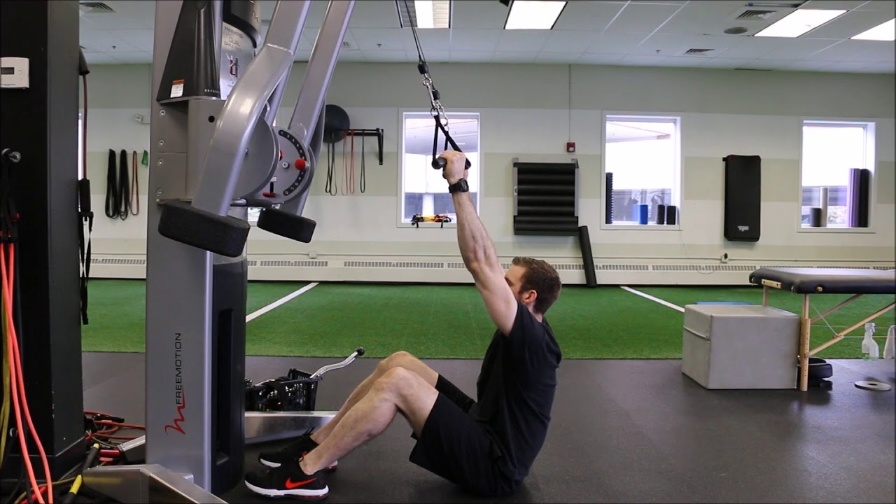 Alternating lat Pulldown - YouTube