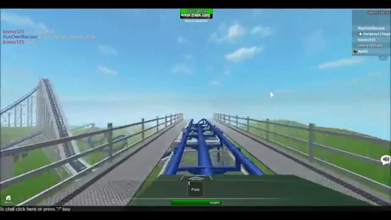 Roblox roller coaster - YouTube