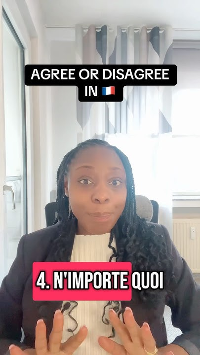 Simple daily phrases in French : Agree or Disagree #français #french ...