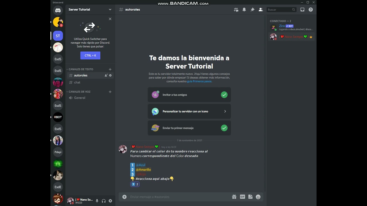 Tutorial como hacer auto roles en discord - YouTube