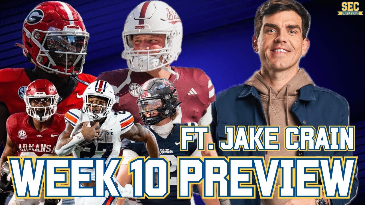 Jake Crain Recaps Week 9 + Previews Week 10 Of SEC Football - YouTube