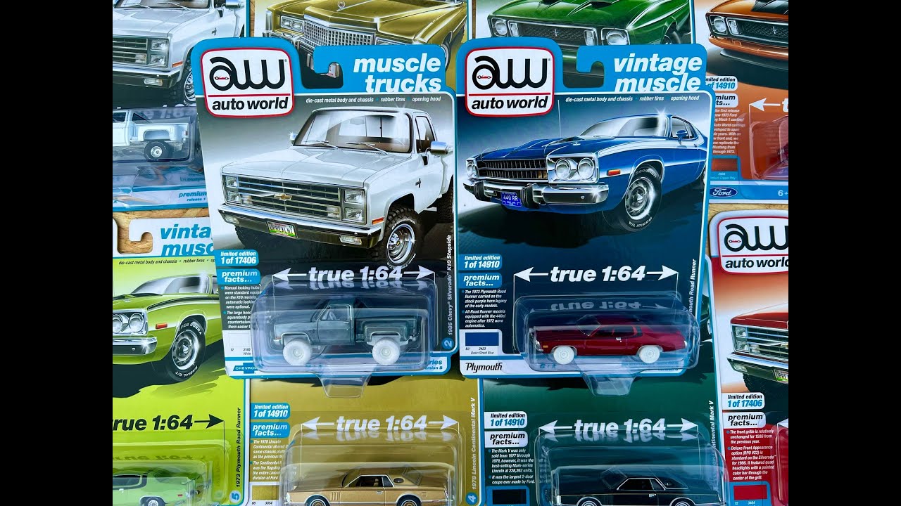 Auto World Premium Ultra Raw Chase and Ultra Red Chase - YouTube