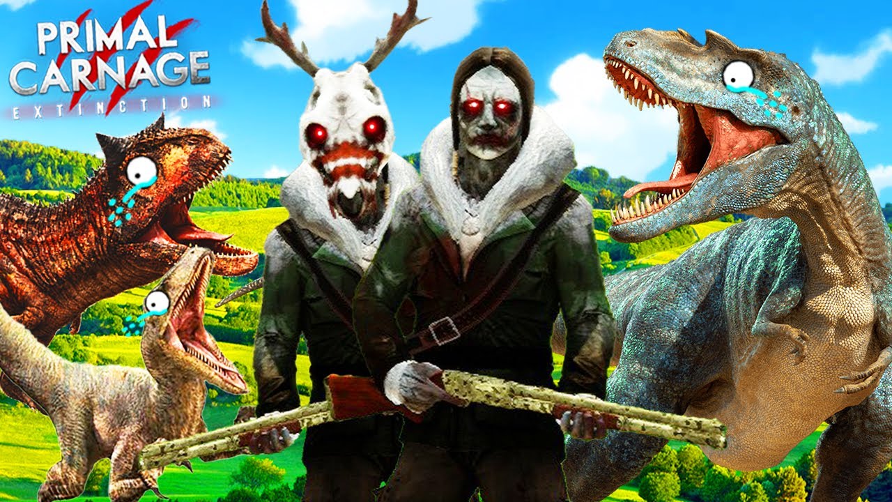 UN ZOMBIE CAZANDO DINOSAURIOS | PRIMAL CARNAGE EXTINCTION - YouTube