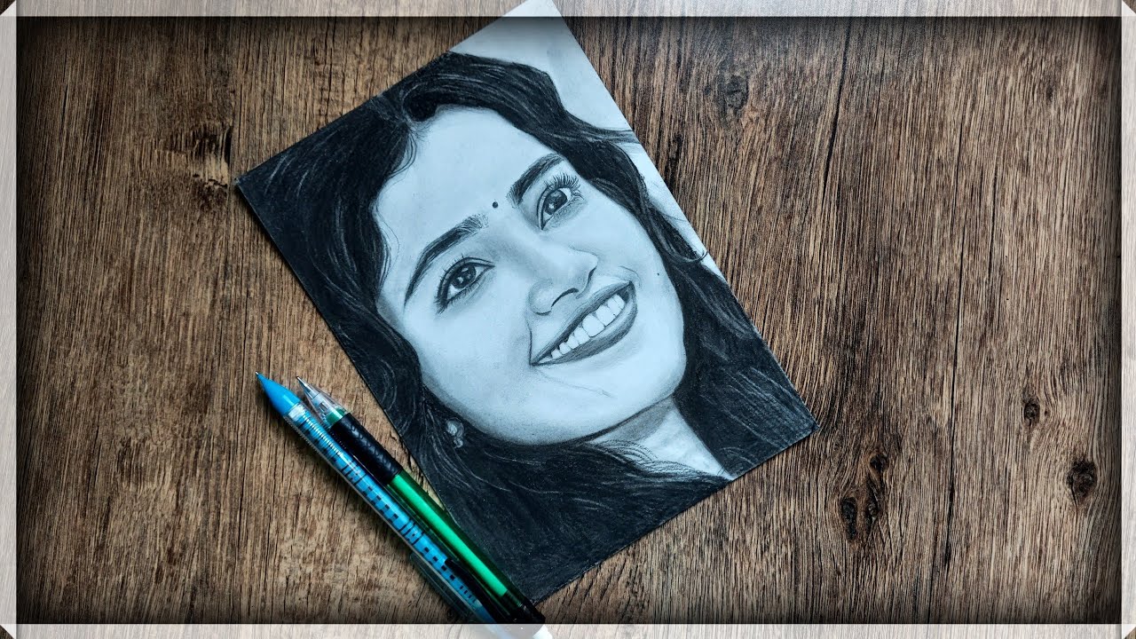 Drawing Anupama Parameswaran ️🥰 - YouTube