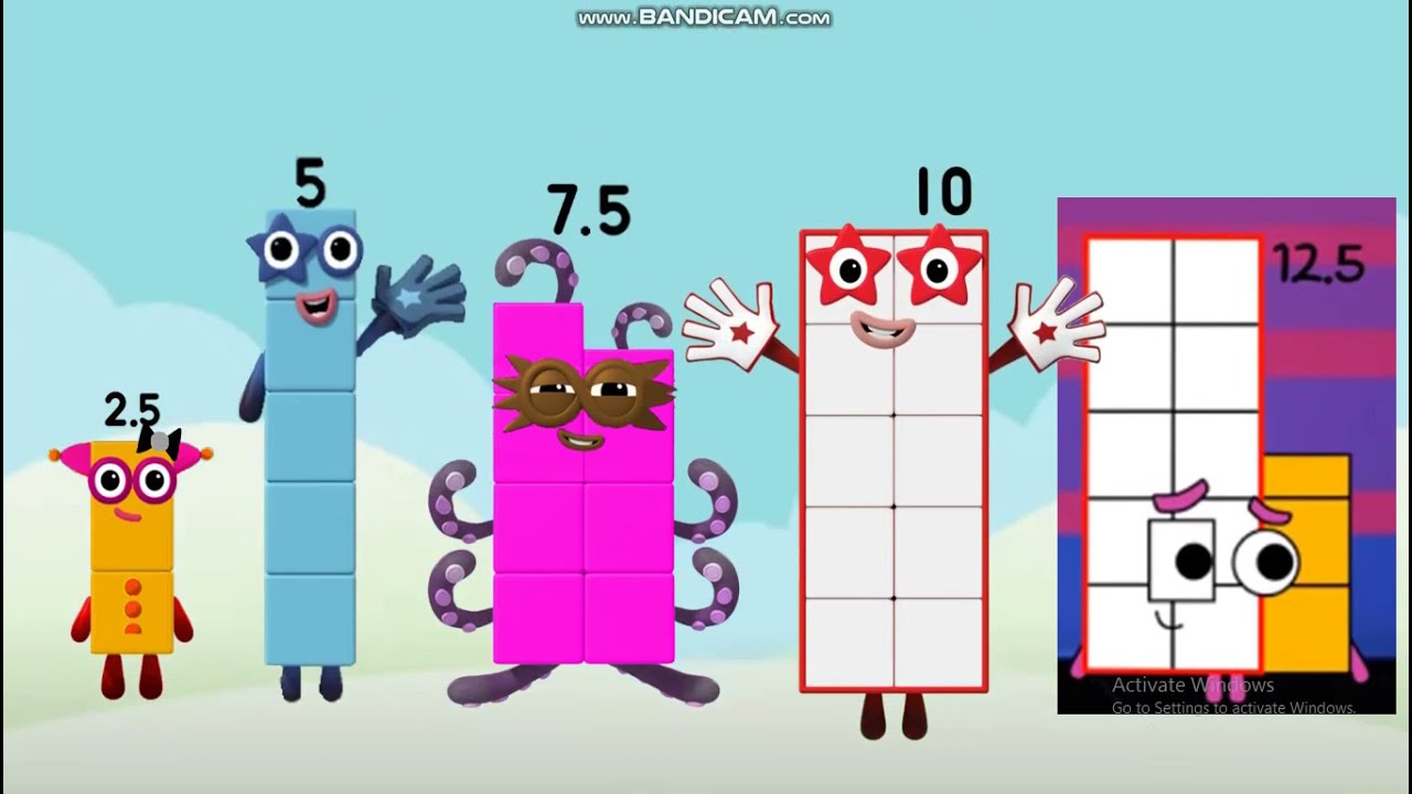 Numberblocks Intro But All Multiplied of 2.5 (according to comments ...