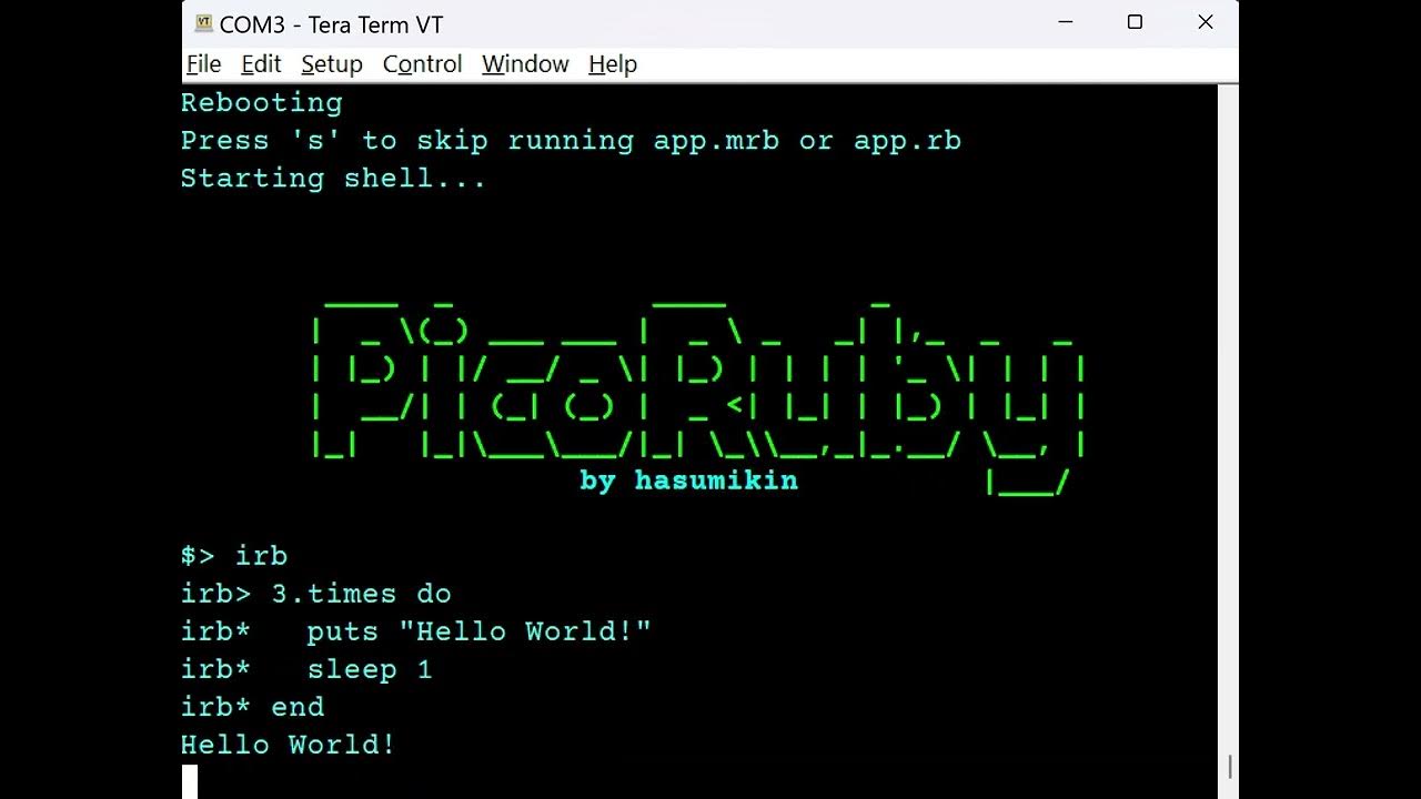 R2P2 (Ruby on Raspberry Pi Pico) demo 3-1 - YouTube