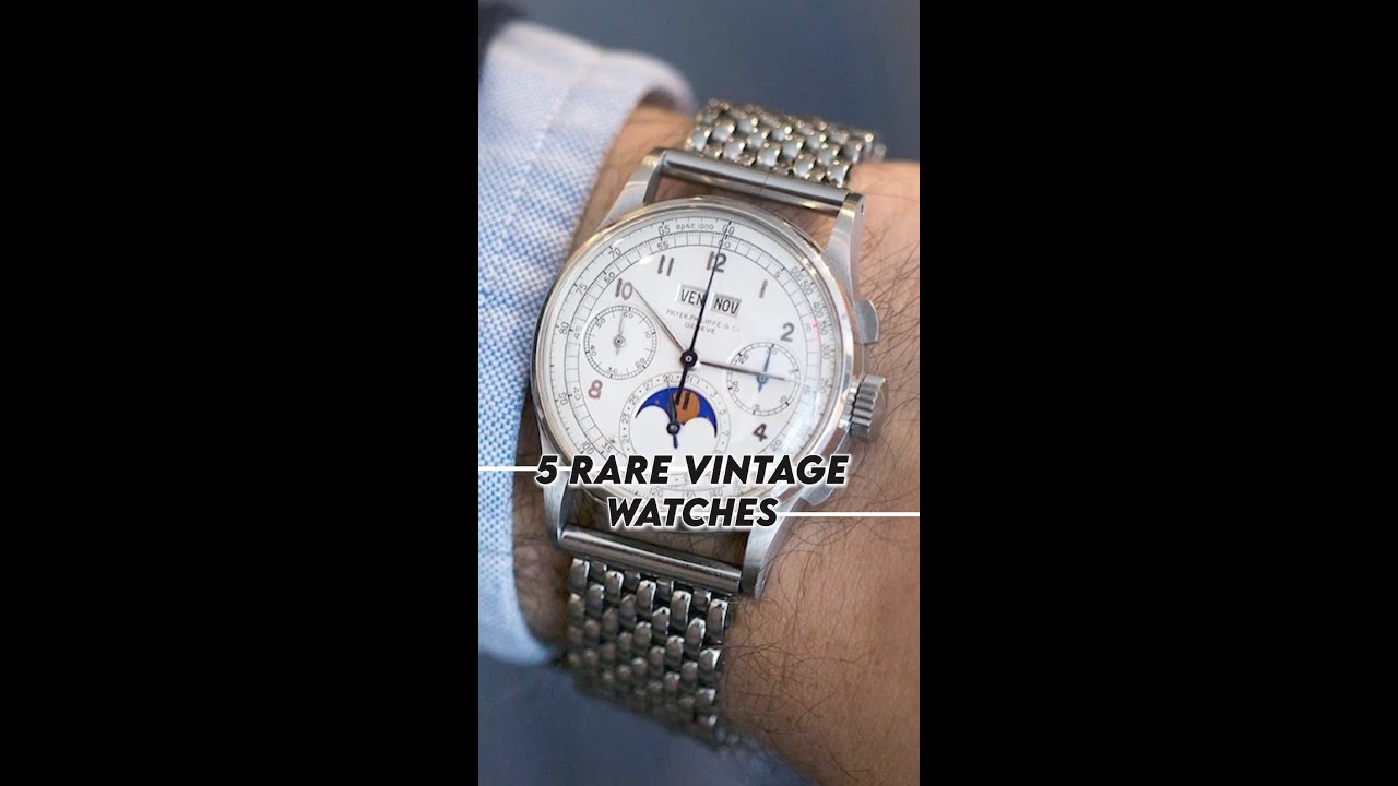 5 Rare Vintage Watches= - YouTube
