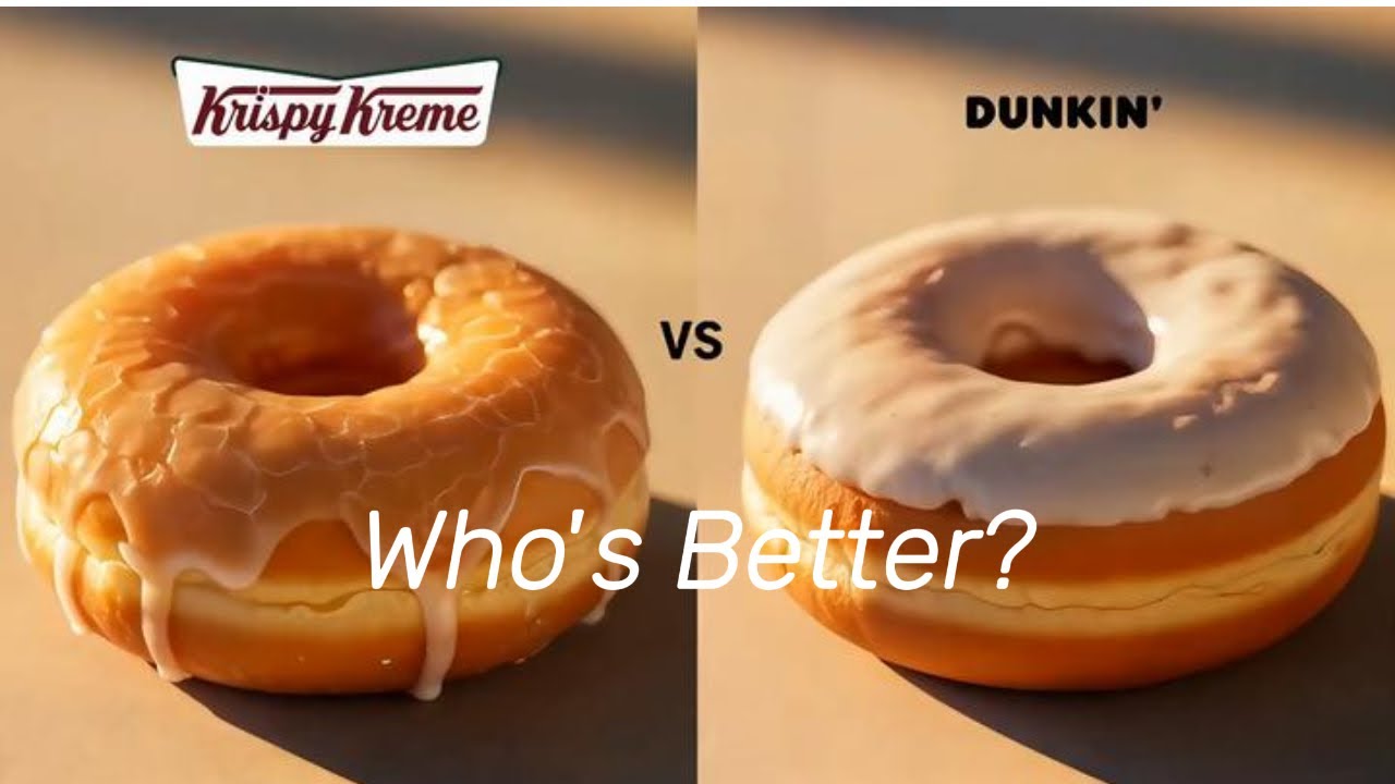 Dunkin' Donuts vs. Krispy Kreme – The Ultimate Donut Showdown! 🍩☕ - YouTube
