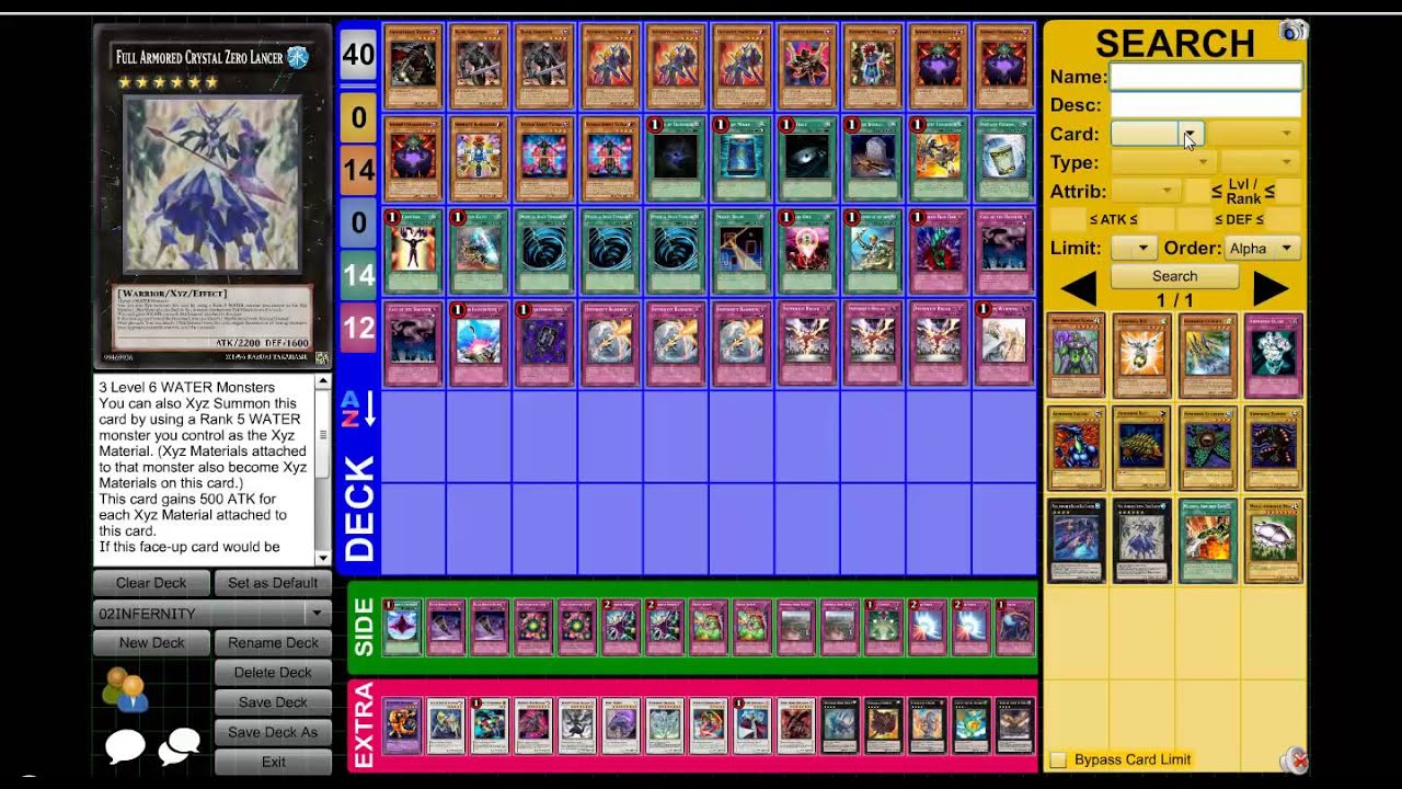 Infernity Deck Profile From Tournament #16 Finals - YouTube