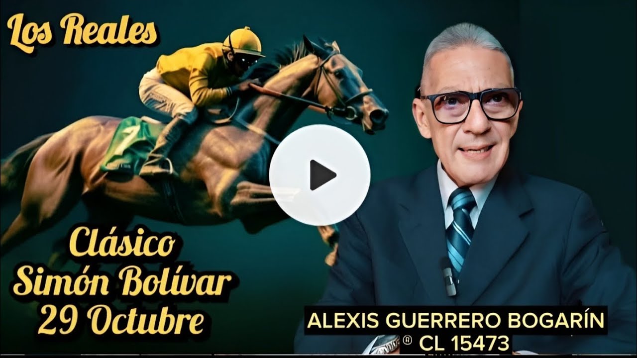 LOS REALES 29 OCTUBRE • ALEXIS GUERRERO BOGARÍN • INCLUYE CLÁSICO SIMÓN ...