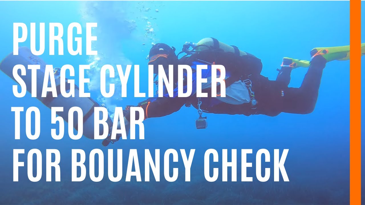Purge stage cylinder to 50 bar for weight check - YouTube