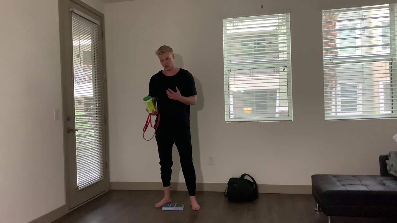 Heels Elevated Banded Hack Squat - YouTube