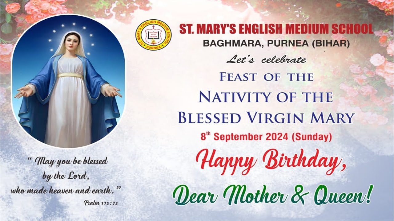 Let's Celebrate FEAST OF THE NATIVITY OF THE BLESSED VIRGIN MARY_Happy ...