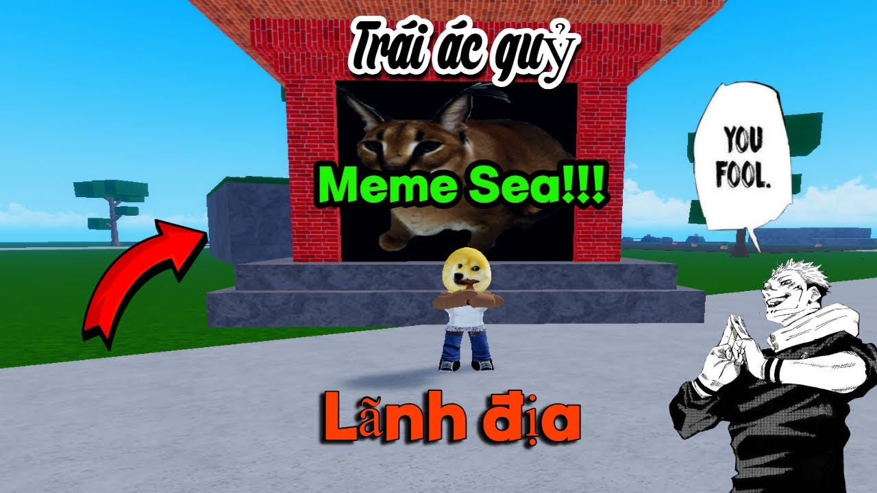 Tôi ăn được trái ác quỷ Floppa trong Meme Sea! - Roblox - YouTube