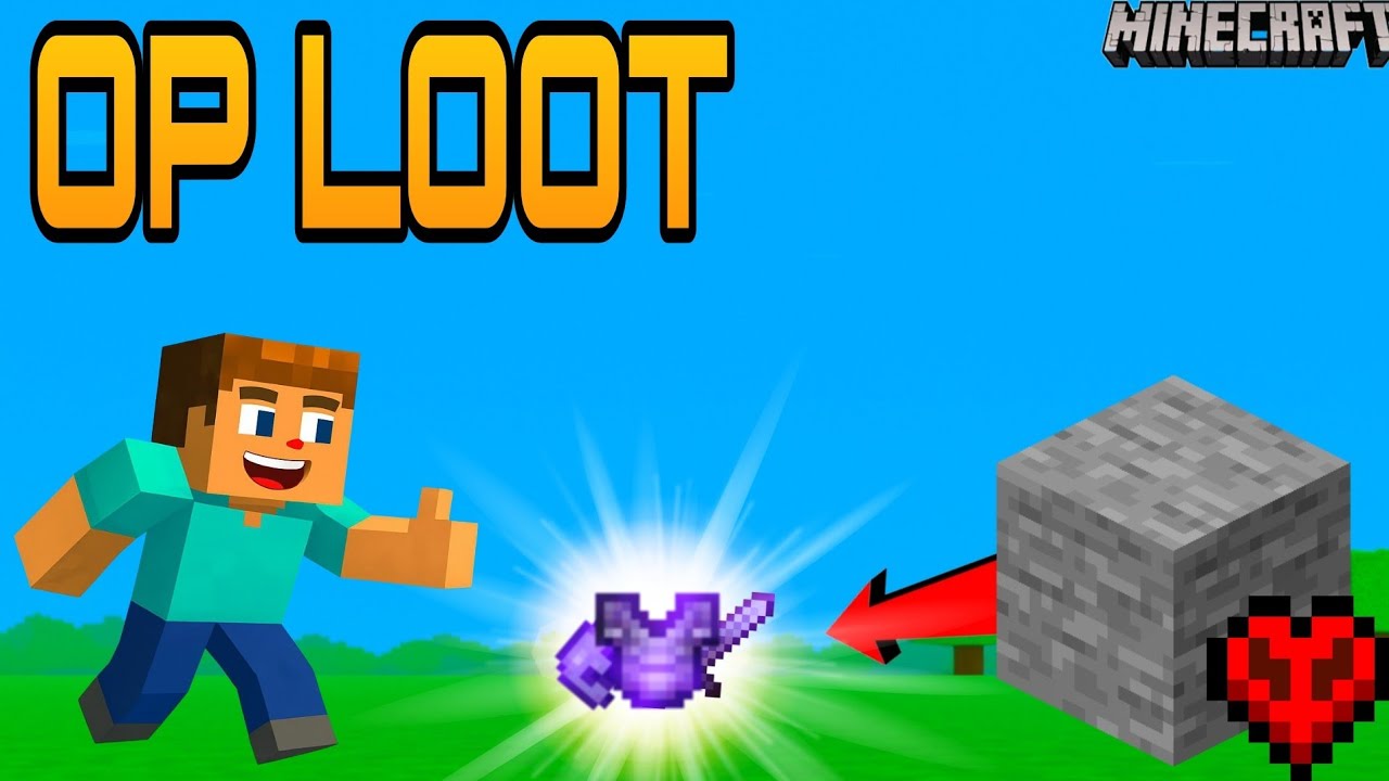 Minecraft but Stone Drops OP Items in Hardcore! 🔥 - YouTube