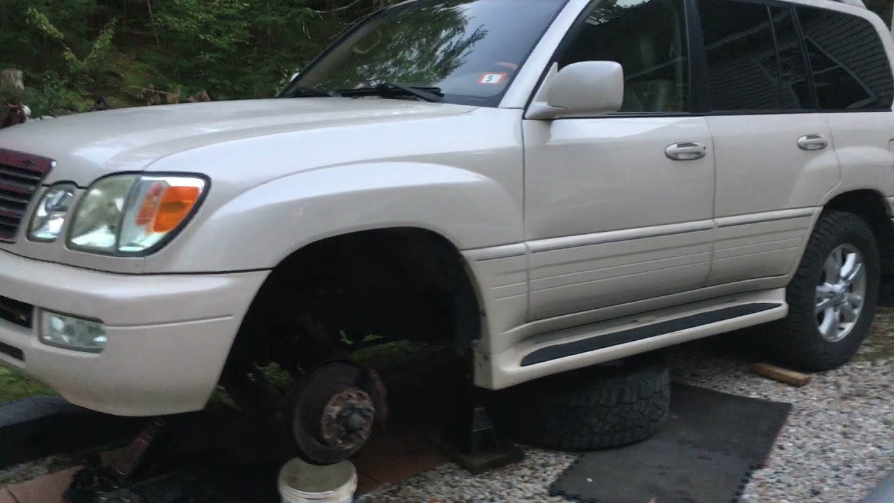 Iron Man Offroad 2 inch lift install on Lexus LX 470 - YouTube