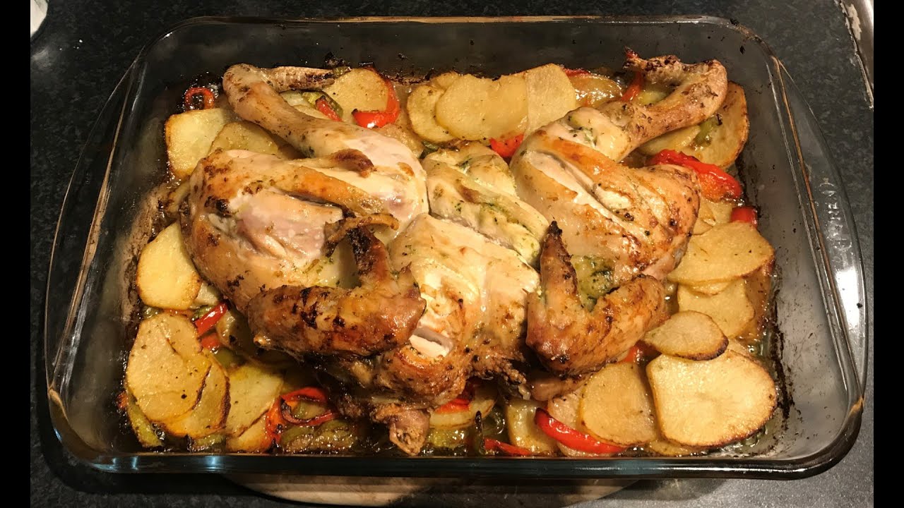 How to make a Roast chicken - Receta de pollo al horno - YouTube