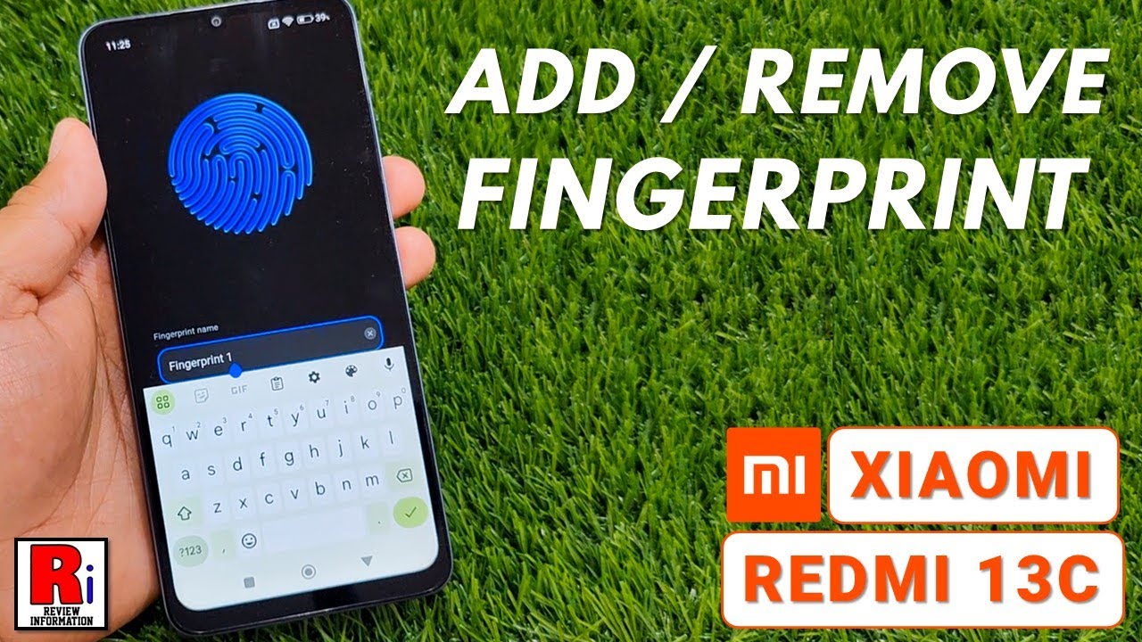How to Add / Remove Fingerprint on Xiaomi Redmi 13C - YouTube