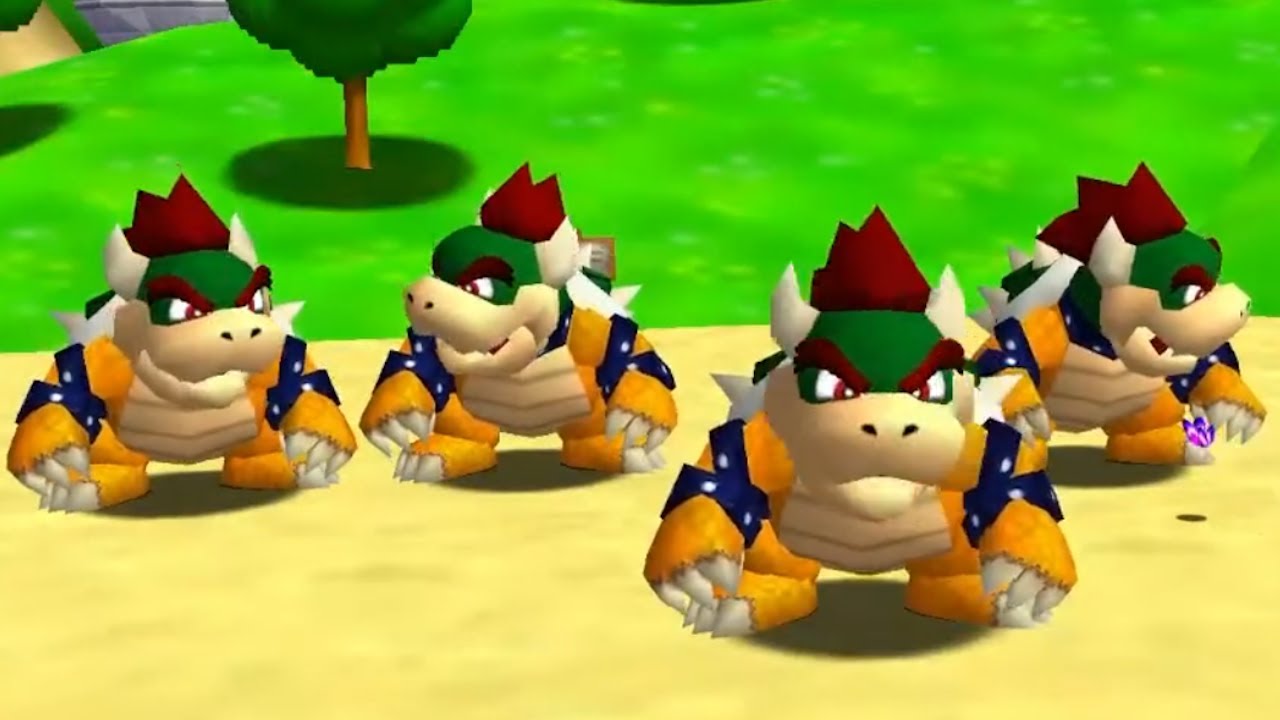 All Bowser Runs in Mario 64 - Full Game 100% Walkthrough - YouTube