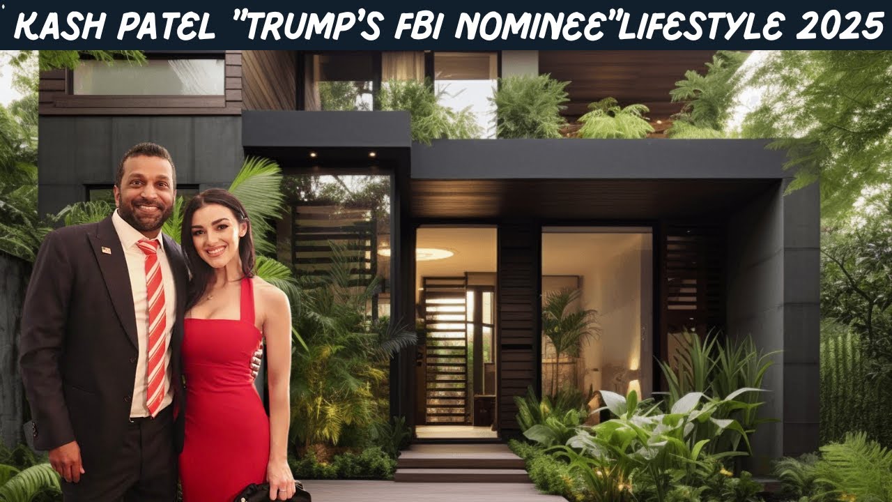 Kash Patel "TRUMP'S FBI NOMINEE" Wife 2 Children, House Tour, Net Worth ...