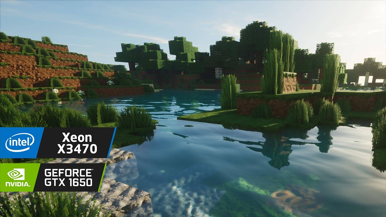 X3470 & GTX 1650 | Minecraft 1.14.4 RTX | PTGI E12 + UMSOEA R12 1024x ...