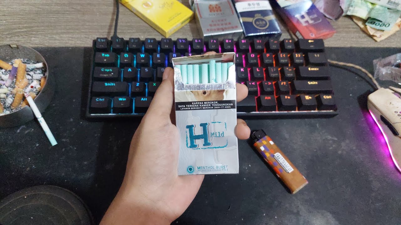 REVIEW Hmild MENTHOL BURST SUPERSLIM MIRIP LA MILD RATE ☆ 9.4/10 - YouTube