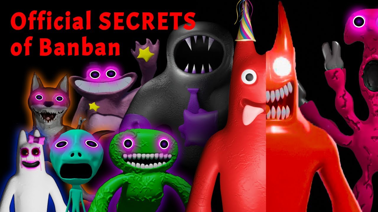 Origin story and Official SECRETS of Banban | Garten of Banban 3 4 5 7 ...